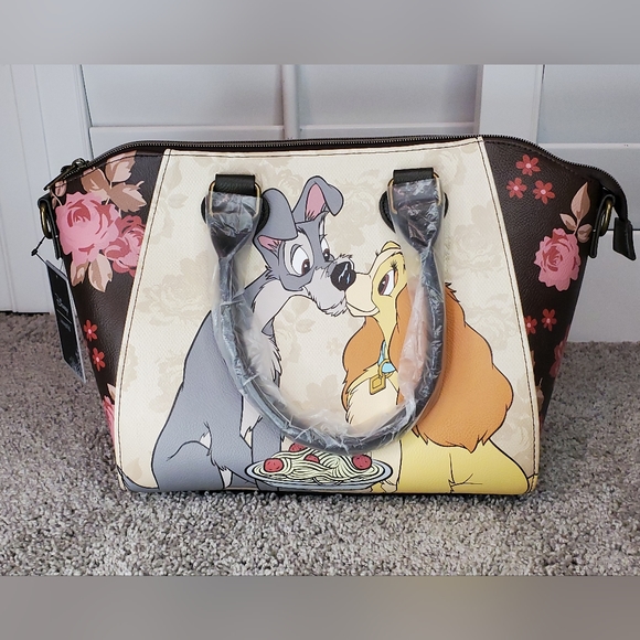 Loungefly | Bags | New Disney Loungefly Lady And The Tramp Satchel ...